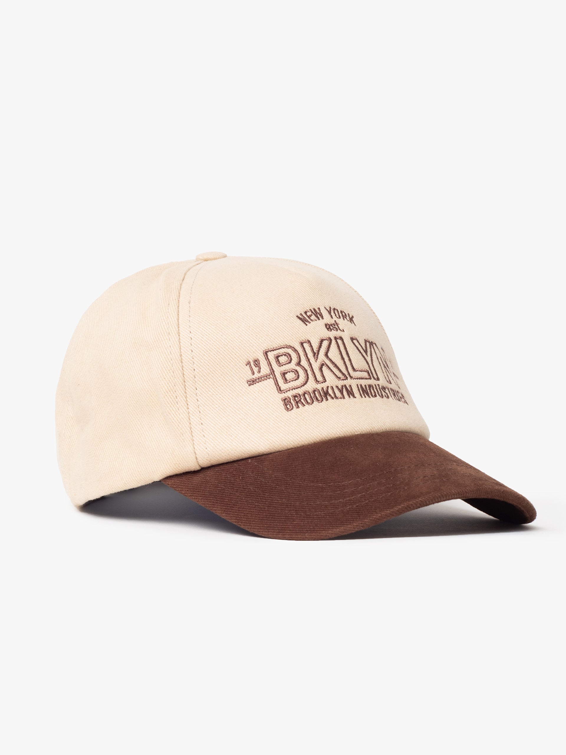 BKLYN Logo Cap in Beige | Brooklyn Industries