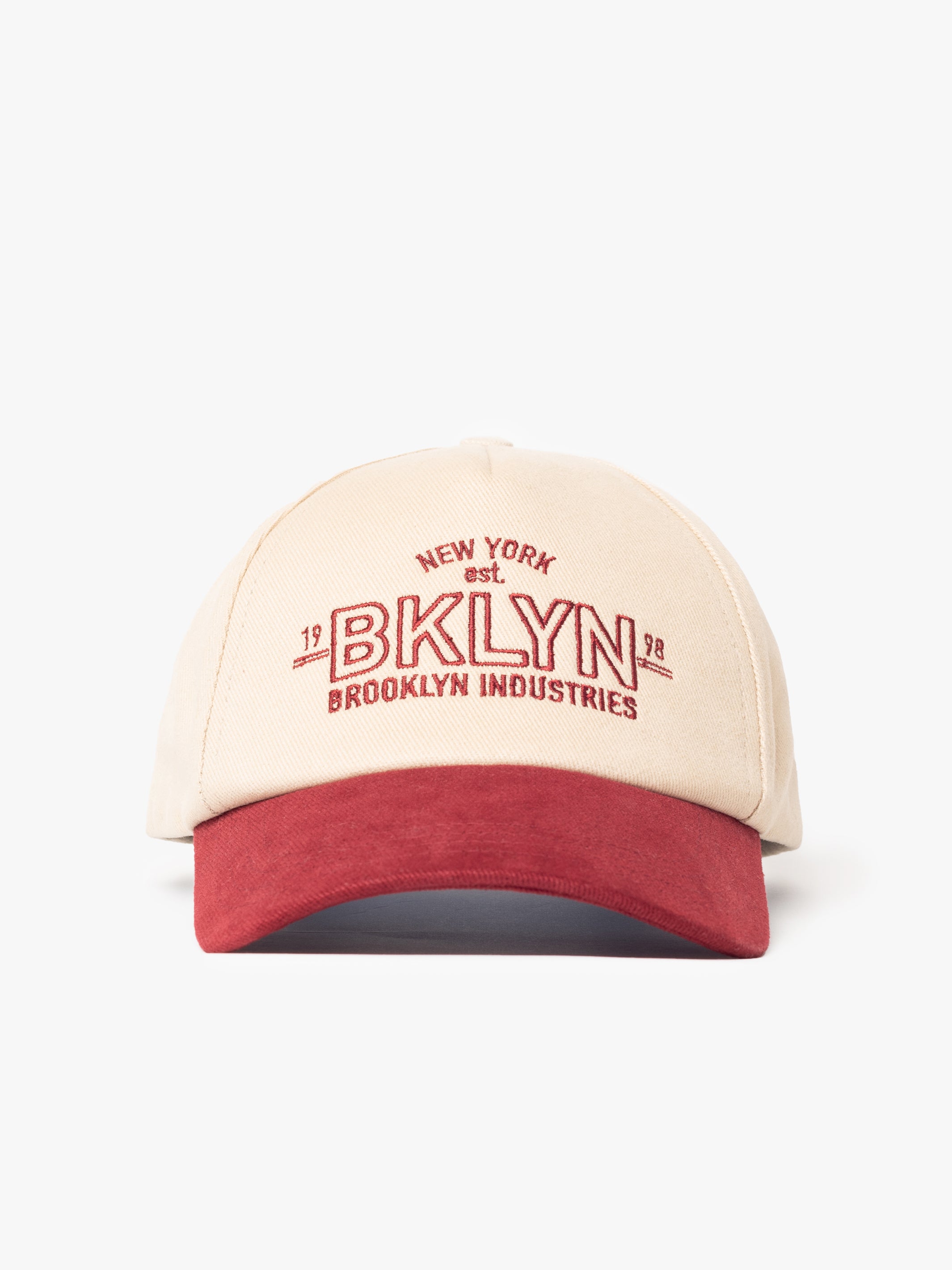 BKLYN Logo Cap in Red Mahogany | Brooklyn Industries